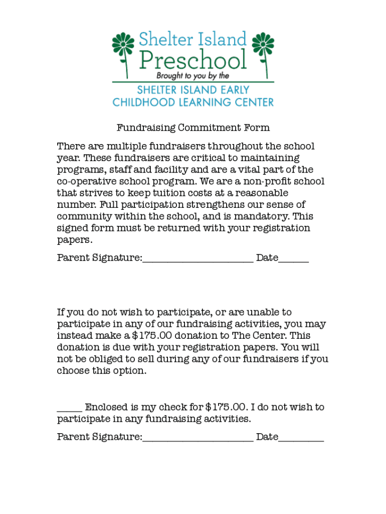 Fillable Online www.standrewspreschoollacey.comuploads1/0/4Fundraising ...