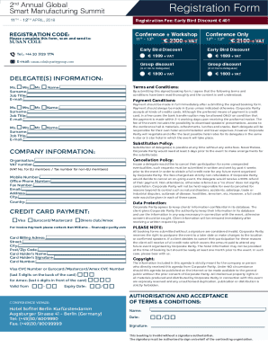 Fillable Online 2 Annual GLOBAL SMART MANUFACTURING Fax Email Print - pdfFiller