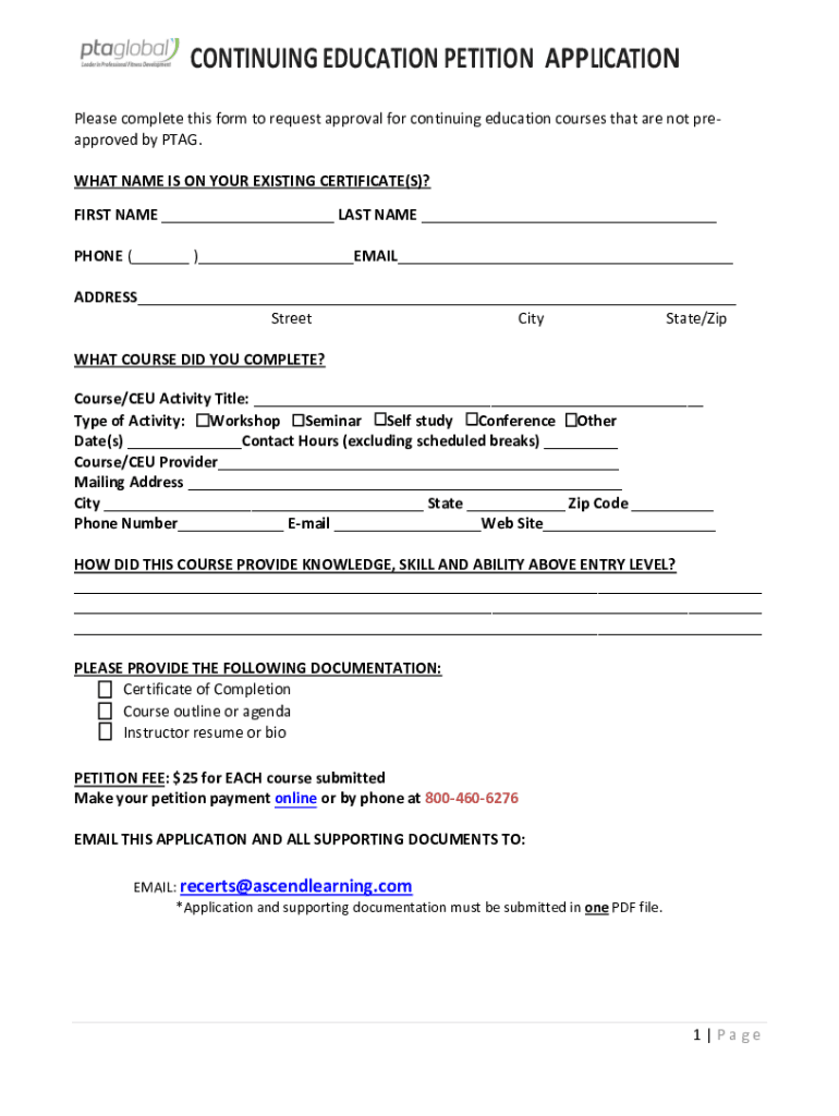 Fillable Online Application For Approval As A Continuing Education ... - US Legal Forms Fax ...