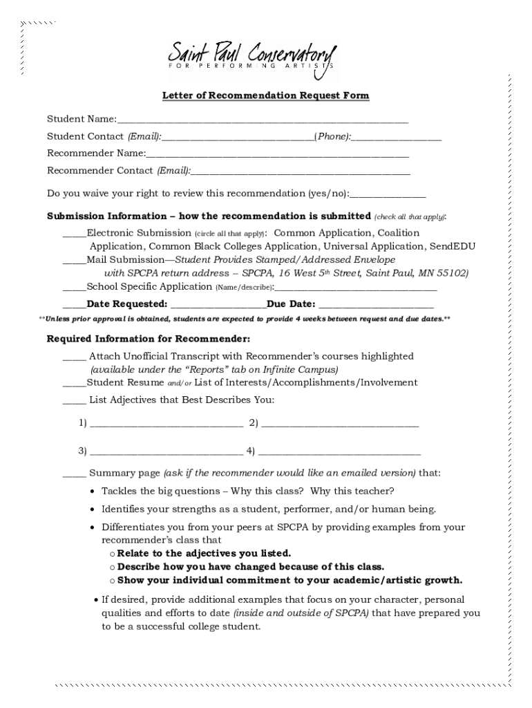 Fillable Online How To Ask For A Letter of Recommendation Via Email (With Samples ... Fax Email ...