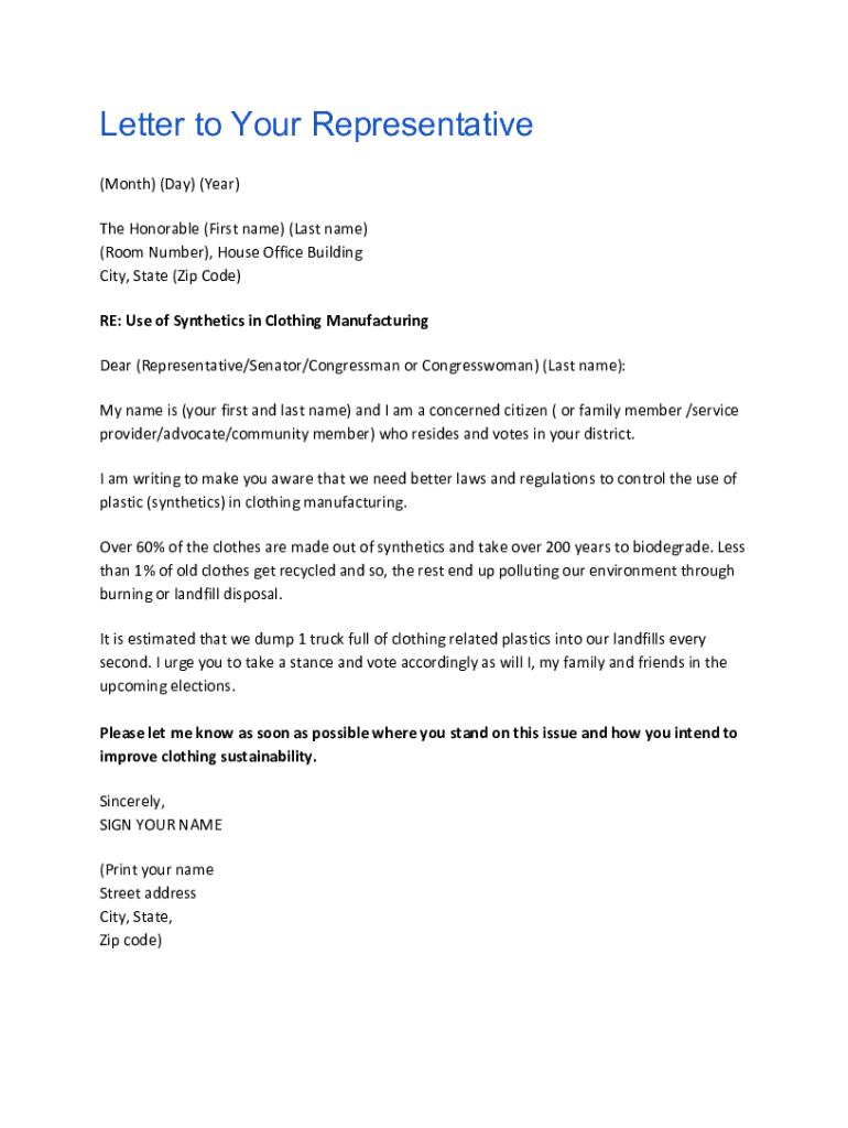 Fillable Online SAMPLE LETTER THAT YOU CAN USE TO WRITE TO YOUR ...