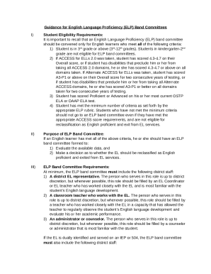 English Language Proficiency (ELP)Faculty of Graduate Studies ...