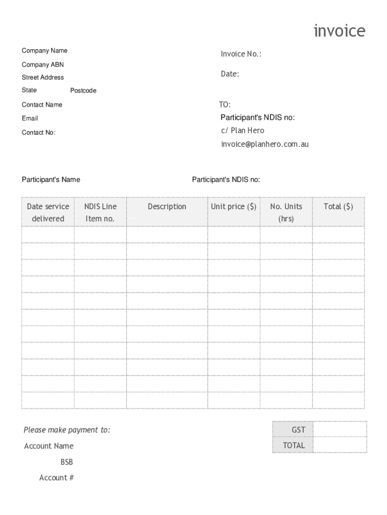 Fillable Online invoice template.docx Fax Email Print - pdfFiller