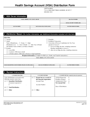 Fillable Online uplifteducationbenefits.orgwp-contentuploadsHealth Savings Account Distribution ...