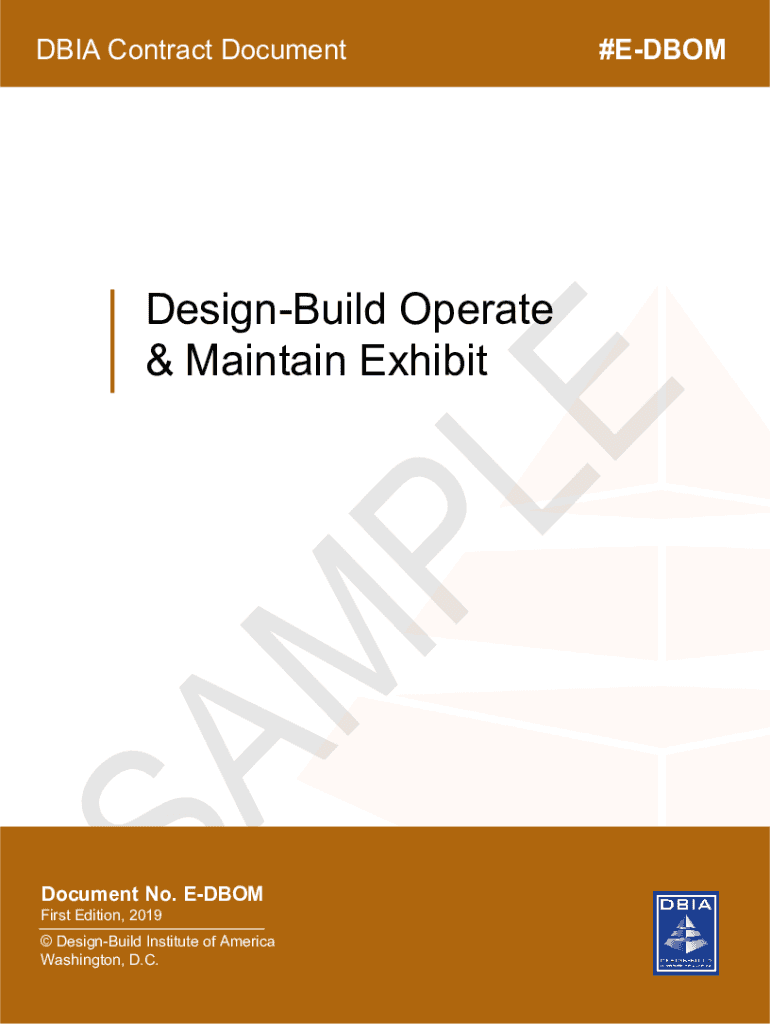 Fillable Online ContractsDBIAContractsDBIAContractsDBIASTANDARD FORM OF ...