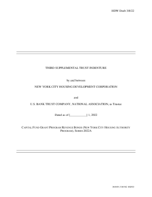 Fillable Online www.nychdc.comsitesdefaultTHIRD SUPPLEMENTAL TRUST ...
