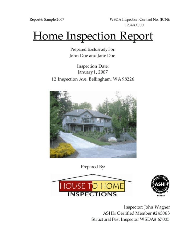 Fillable Online scotthomeinspection.comhome-inspection-reportHome Inspection Report Sample ...