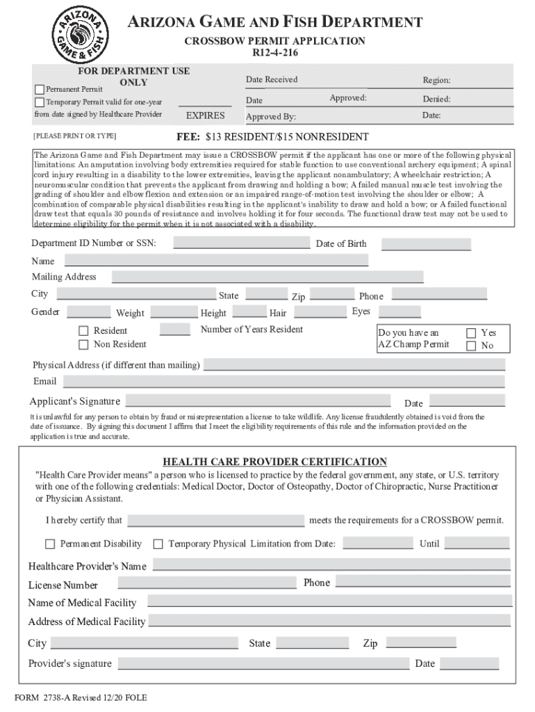 Fillable Online License - AZGFD Fax Email Print - pdfFiller