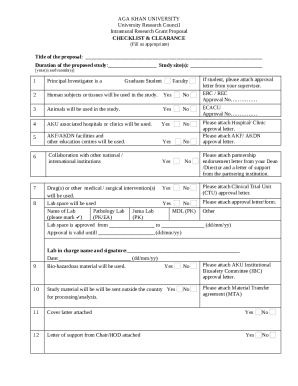 Checklist and Clearance . Check List Doc Template | pdfFiller
