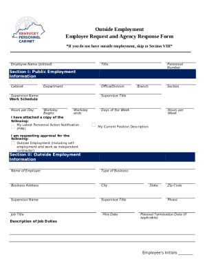 Outside Employment and Activities - United States Department of Justice ...