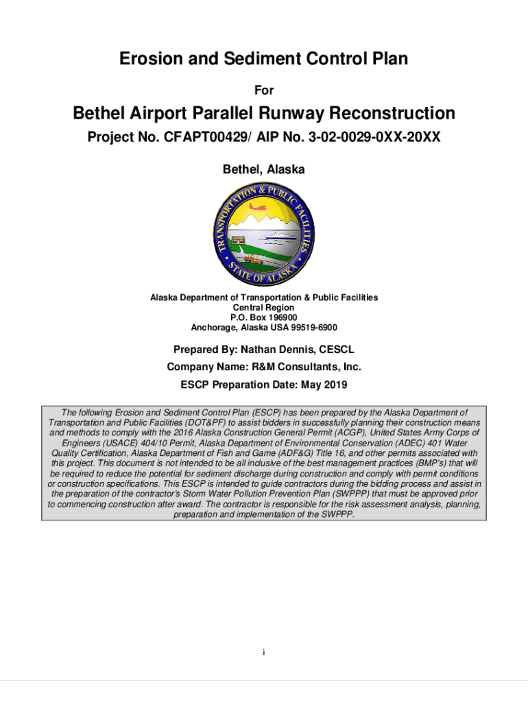 Fillable Online ESCP Template vworkingversion Fax Email Print - pdfFiller