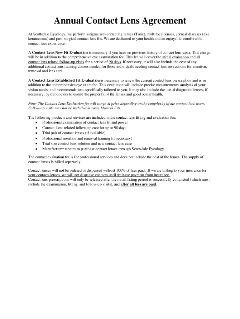 Fillable Online www.scottsdaleeye.comour-servicescontact-lensesTypes of ...