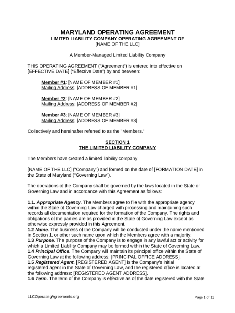 Sample LLC Operating Agreement - FindLawLIMITED LIABILITY COMPANY ...