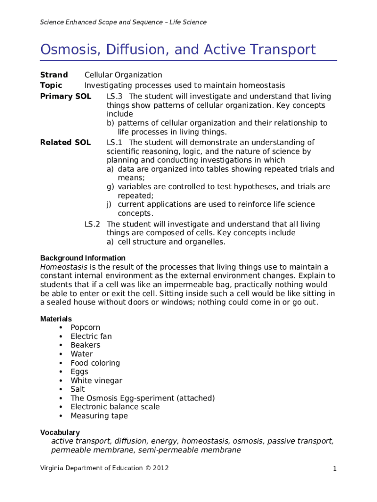 Comparing diffusion, osmosis and active transport - Transport in cells ...