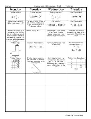 Fillable Online k12workbook.comq3-w2-weekly-math-homeworkQ3 W2 Weekly ...