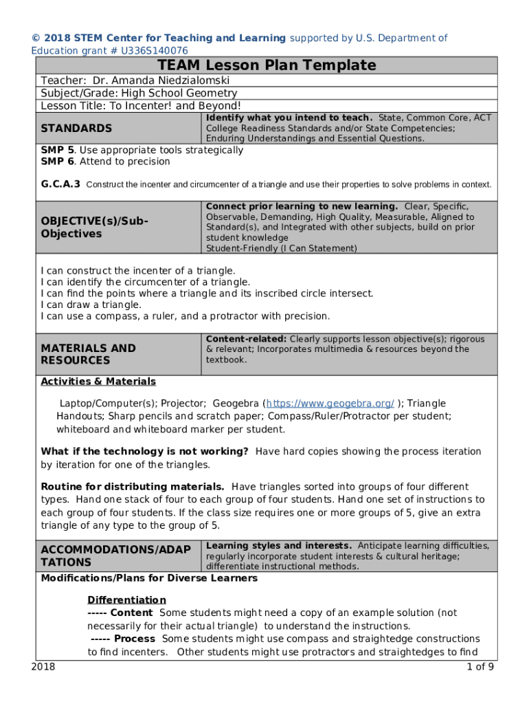 www.coursehero.comfile95031057I.png - TEAM Lesson Plan Template Teacher ...
