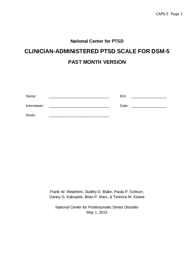 www.ptsd.va.govprofessionalassessmentPTSD: National Center for PTSD ...
