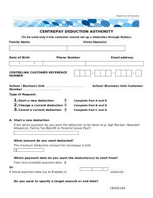 Set up Centrepay deductions - Centrepay - Services AustraliaCentrepay ...