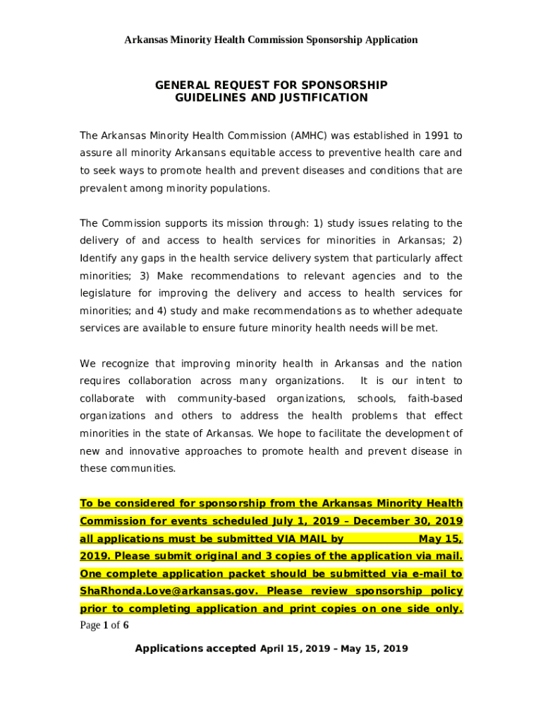 AMHC Minority Healthcare Workforce Diversity SCHOLARSHIP APPLICATION ...