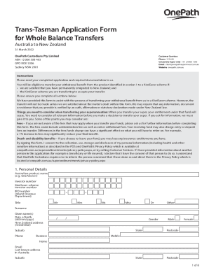 Fillable Online ANZ Smart Choice Trans-Tasman Application Form for Whole Balance Transfers Fax ...
