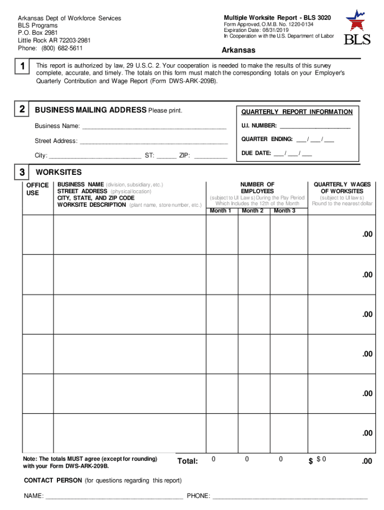 Fillable Online dws arkansas Job SeekersAR Division of Workforce Services - Arkansas Fax Email ...