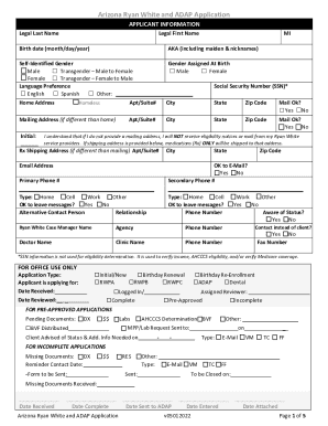 Fillable Online www.maricopa.govDocumentCenterViewARIZONA RYAN WHITE ...