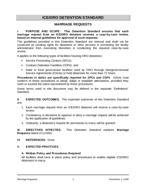ICE/DRO Detention Standard - U.S. Immigration and Customs Enforcement ...