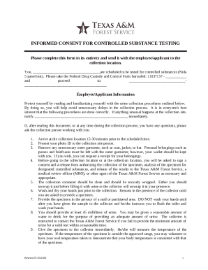 Ined consent for controlled substance testing - tfsfinance tamu Doc ...