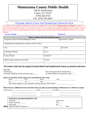 Temporary Food Service Guidance for Food VendorsTemporary Food Events ...