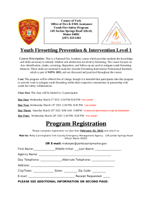 Youth Firesetting Prevention and InterventionYouth Firesetting ...