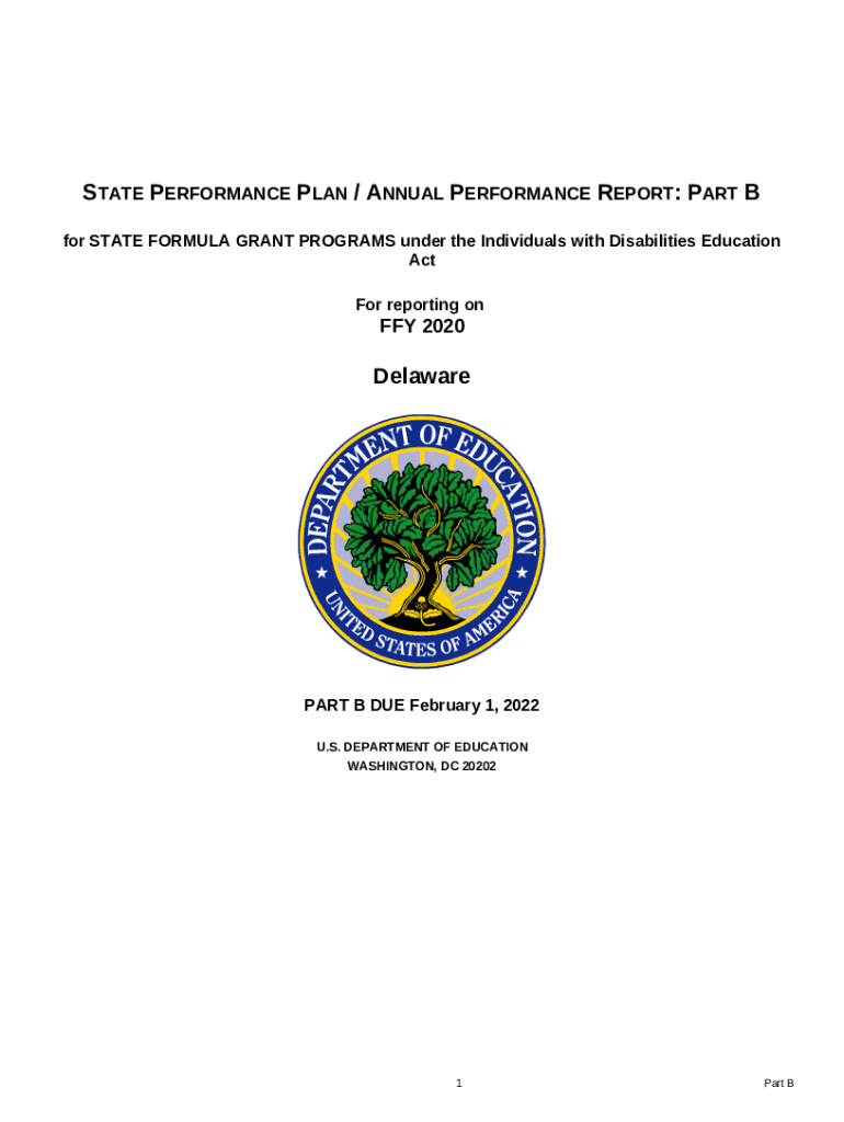 State Perance Plans/Annual Perance Reports (SPP/APR) Doc Template ...