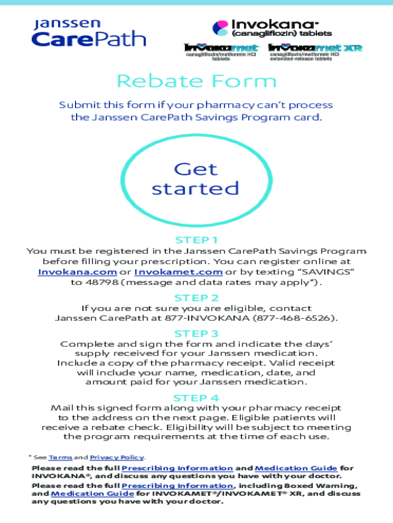 Fillable Online Rebate Form - Fill and Sign Printable Template Online ...