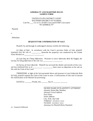 www.flsd.uscourts.govsitesflsdADMIRALTY AND MARITIME RULES SAMPLE ...
