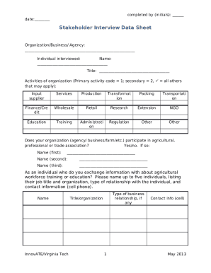 How To Create a Stakeholder Analysis (With Example) Doc Template ...