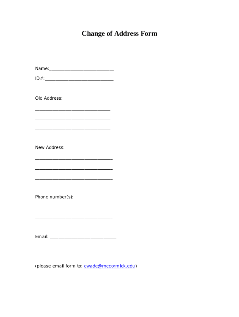 moversguide.usps.comOfficial USPS Change-of-Address Doc Template ...