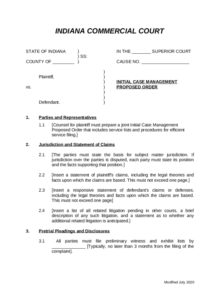 Indiana Judicial Branch: Public Records Doc Template | pdfFiller