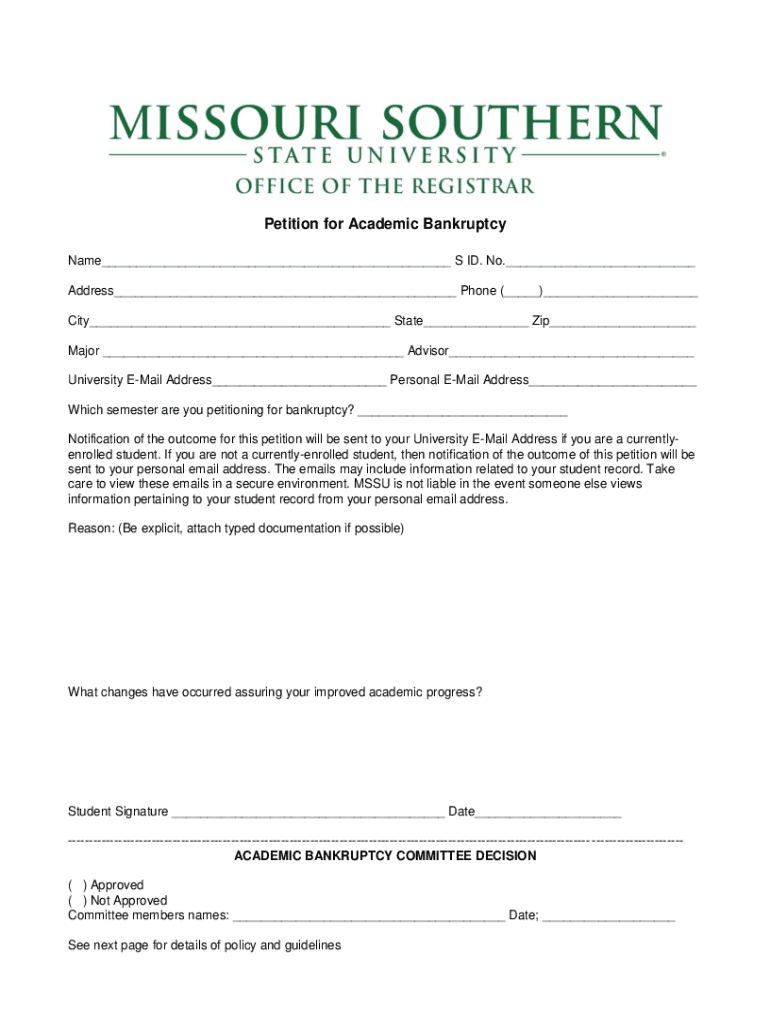Fillable Online helpdesk.mssu.edu student-affairs registrarMSSU - Registrar's Office Forms Fax ...