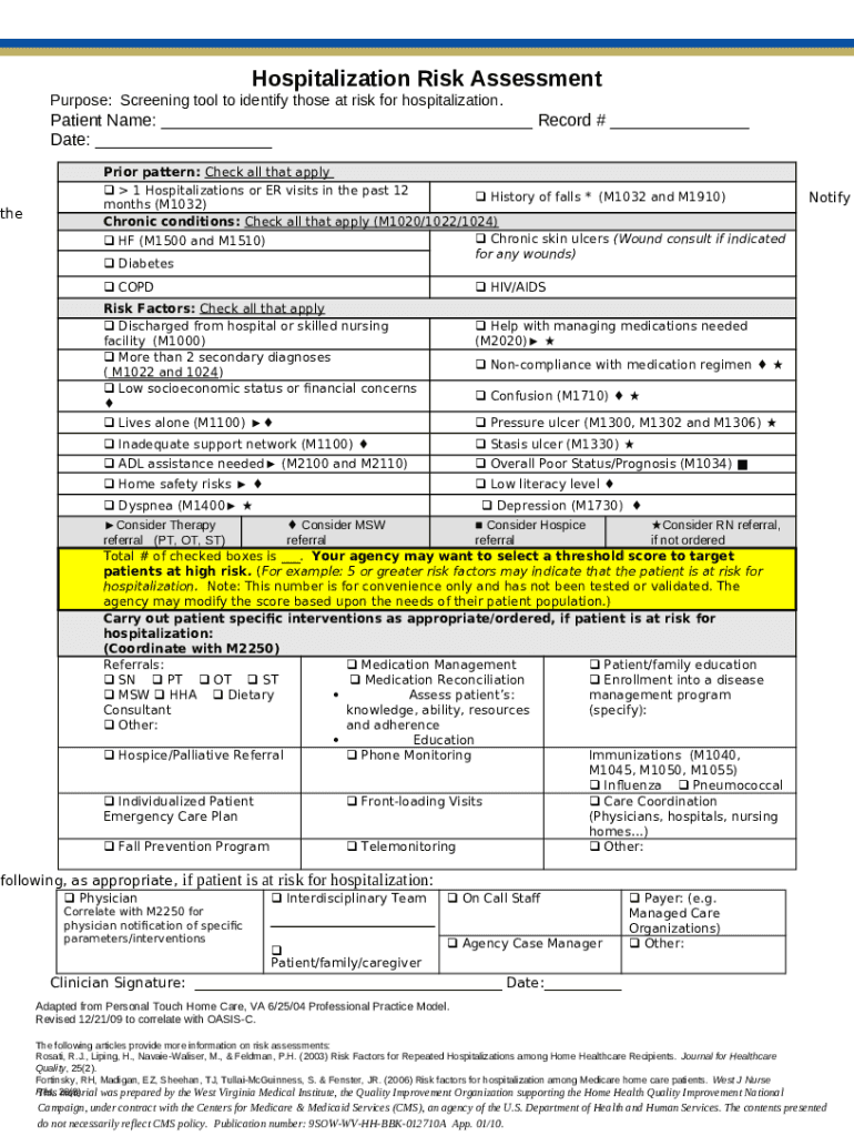 pechc.comPDFHospitalization Risk fast trackHome Health Quality ...