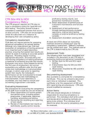 www.health.nd.govCompetencyPolicyTemplateRapid HIV & Competency Policy ...