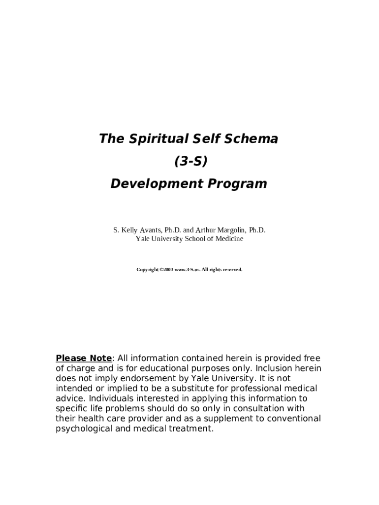 A preliminary study of spiritual self-schema (3-S+) therapy for ...