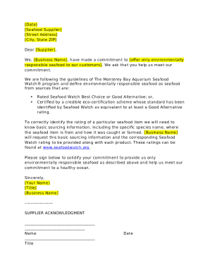DOC Download the sample letter (DOC) - Seafood Watch Doc Template ...