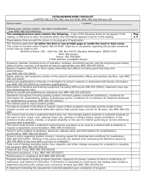 Attachment 7.Sample Catalog & Checklist Doc Template | pdfFiller
