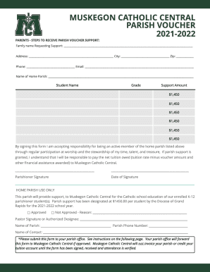 Fillable Online www.pdffiller.com487194610--PARISH-VOUCHER-FORM ...