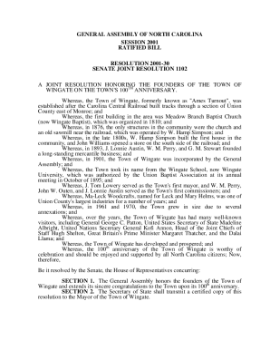 Fillable Online General Assembly of North Carolina - BallotpediaNorth ...