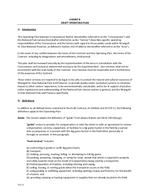 Fillable Online www.nps.govFIIS003-22-EXHIBIT-B-Op-PlanFIIS003-22 ...