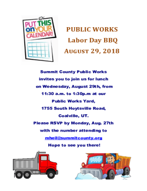 Fillable Online Los Angeles County Public Works List of Holidays Fax ...