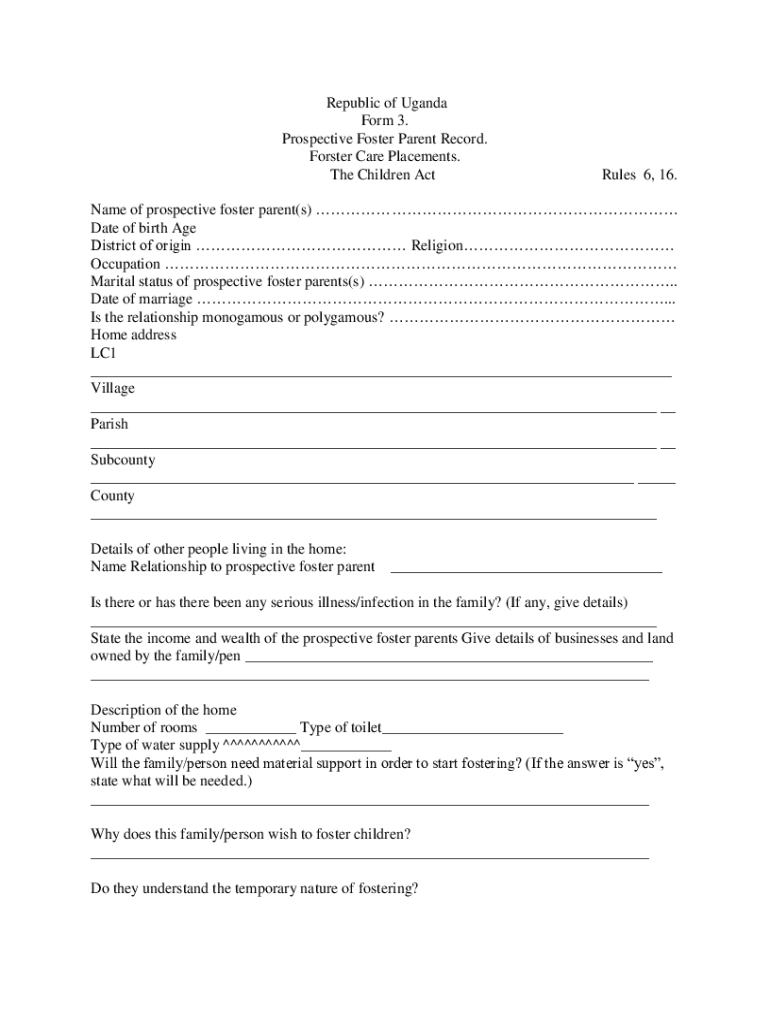 Fillable Online How to become a Foster ParentKidsPeace Foster CareDFPS ...