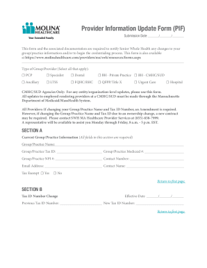 Fillable Online Molina Form Service - Fill Online, Printable, Fillable ...