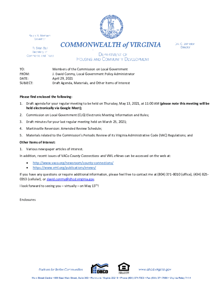 Fillable Online www.martinsville-va.govcontentmartinsville-vaBY EMAIL ...