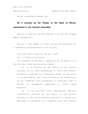 Fillable Online witnessslips.ilga.gov legislation publicactsIllinois General Assembly - Full ...